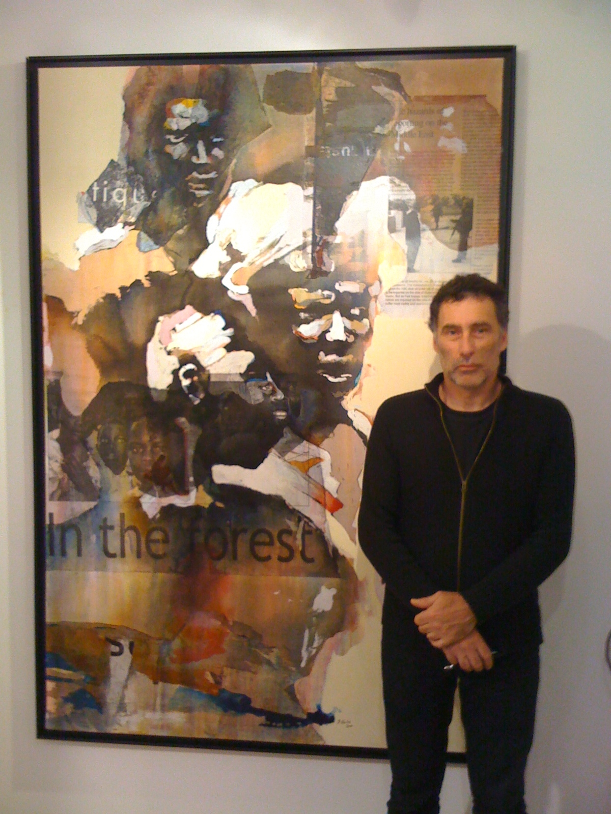 « Au-delà du tableau », rencontre avec Bruce Clarke, artiste africain ...