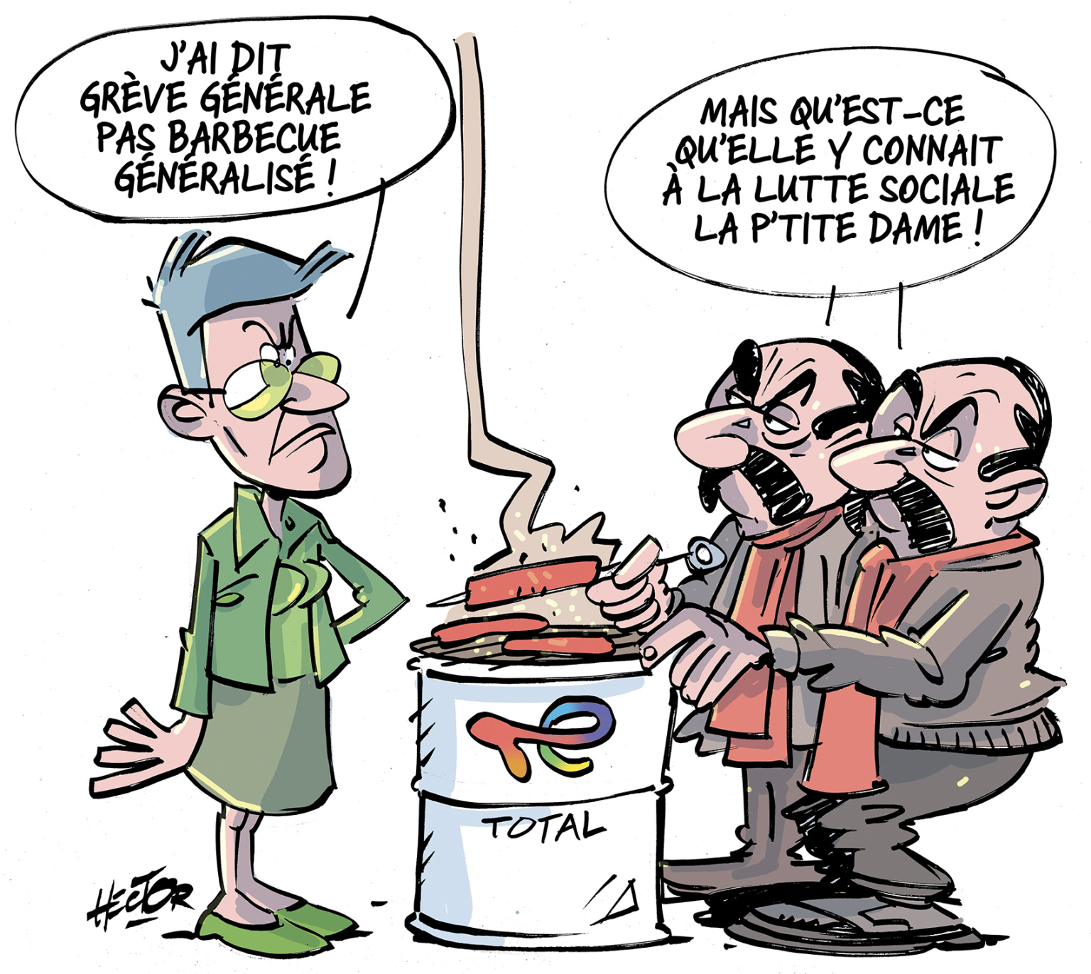 Sandrine Rousseau, égérie des grévistes de la CGT ? L'Actu'Folies d ...